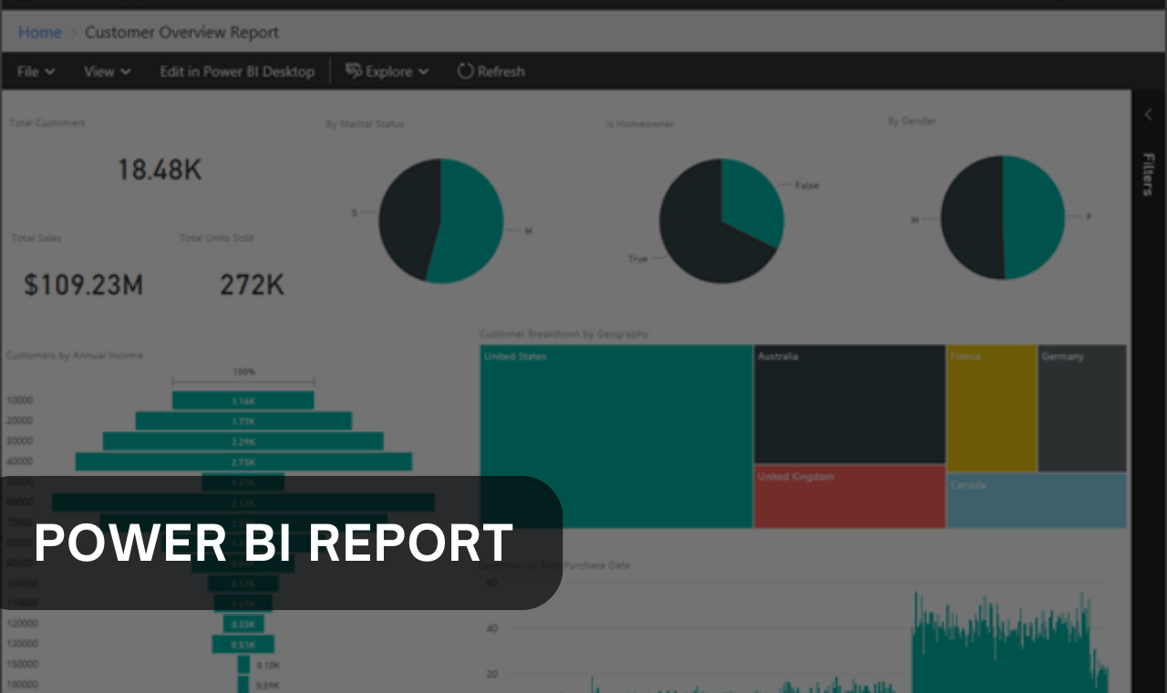 Power BI Dashboard vs Report